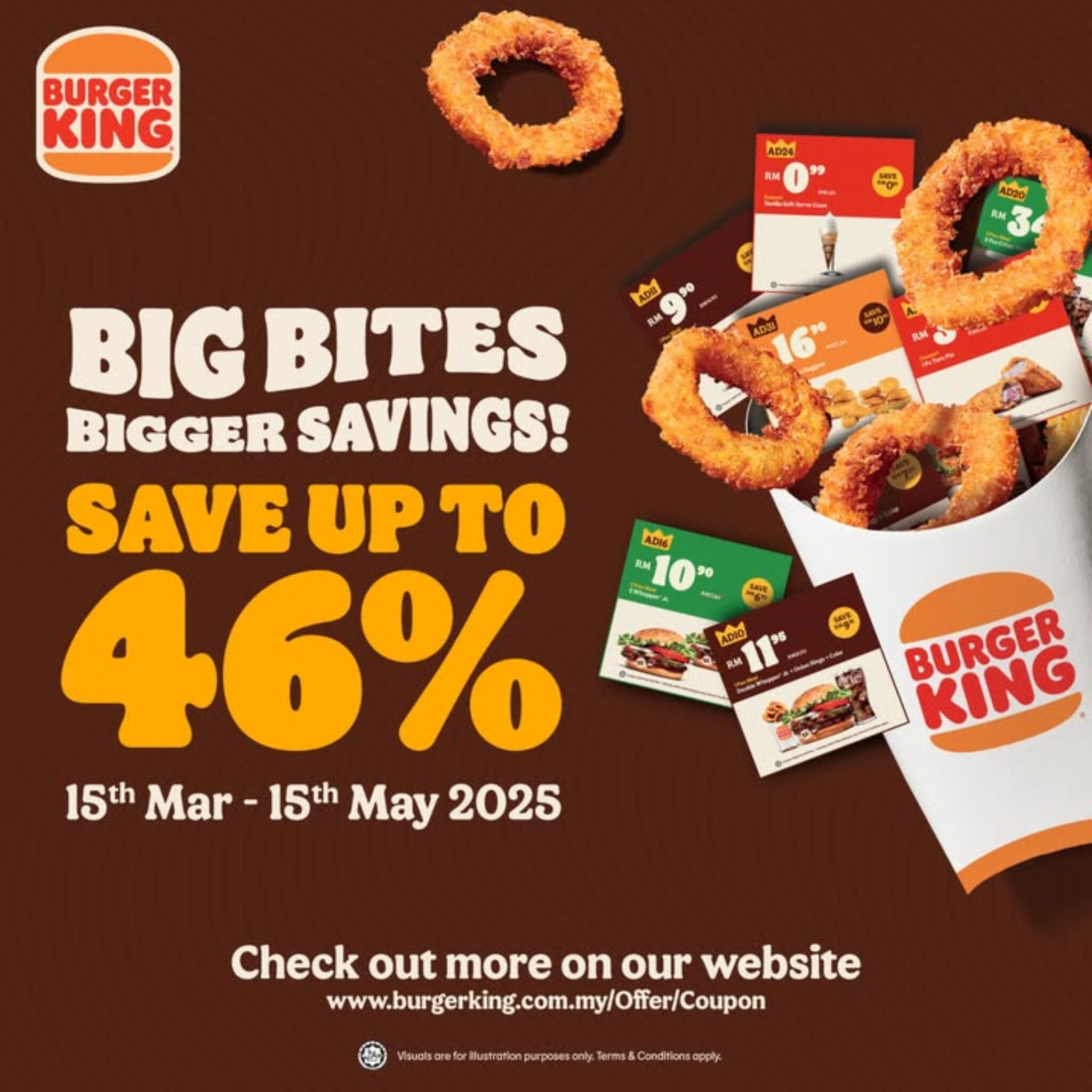 Burger King Malaysia Coupons: Enjoy Savings Up to 46% Starting from RM ...