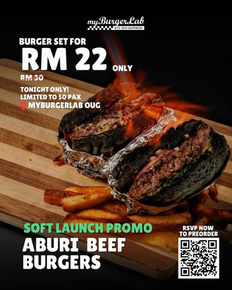 Aburi Beef Burgers Return to myBurgerLab OUG for a Limited Time - Don't ...