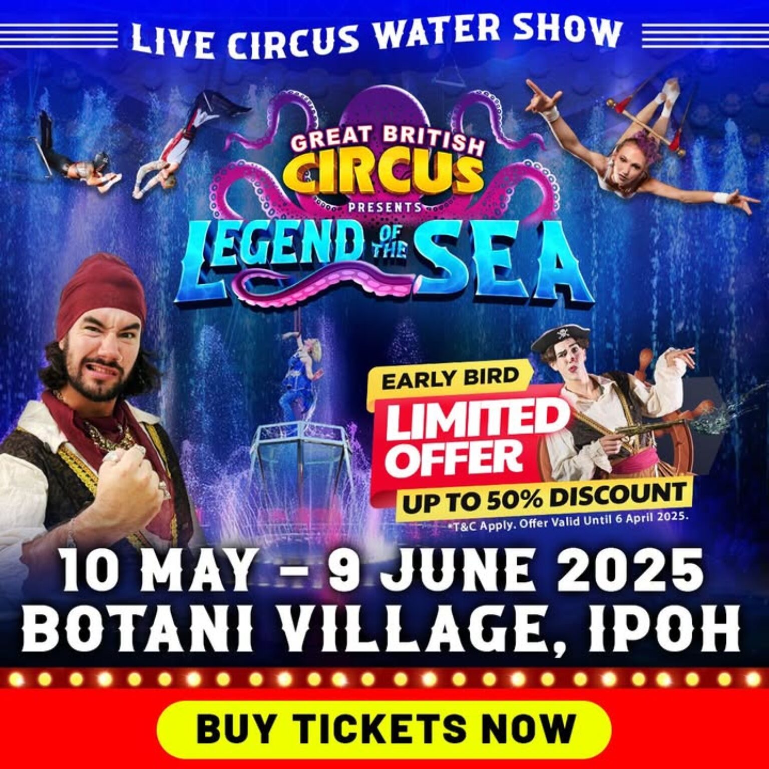 Great British Circus Malaysia Announces 'Legend of the Sea' Show in ...