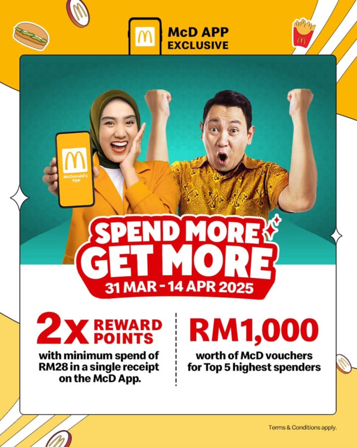 Double the Delight: Celebrate Raya with McDonald's Rewards Points!