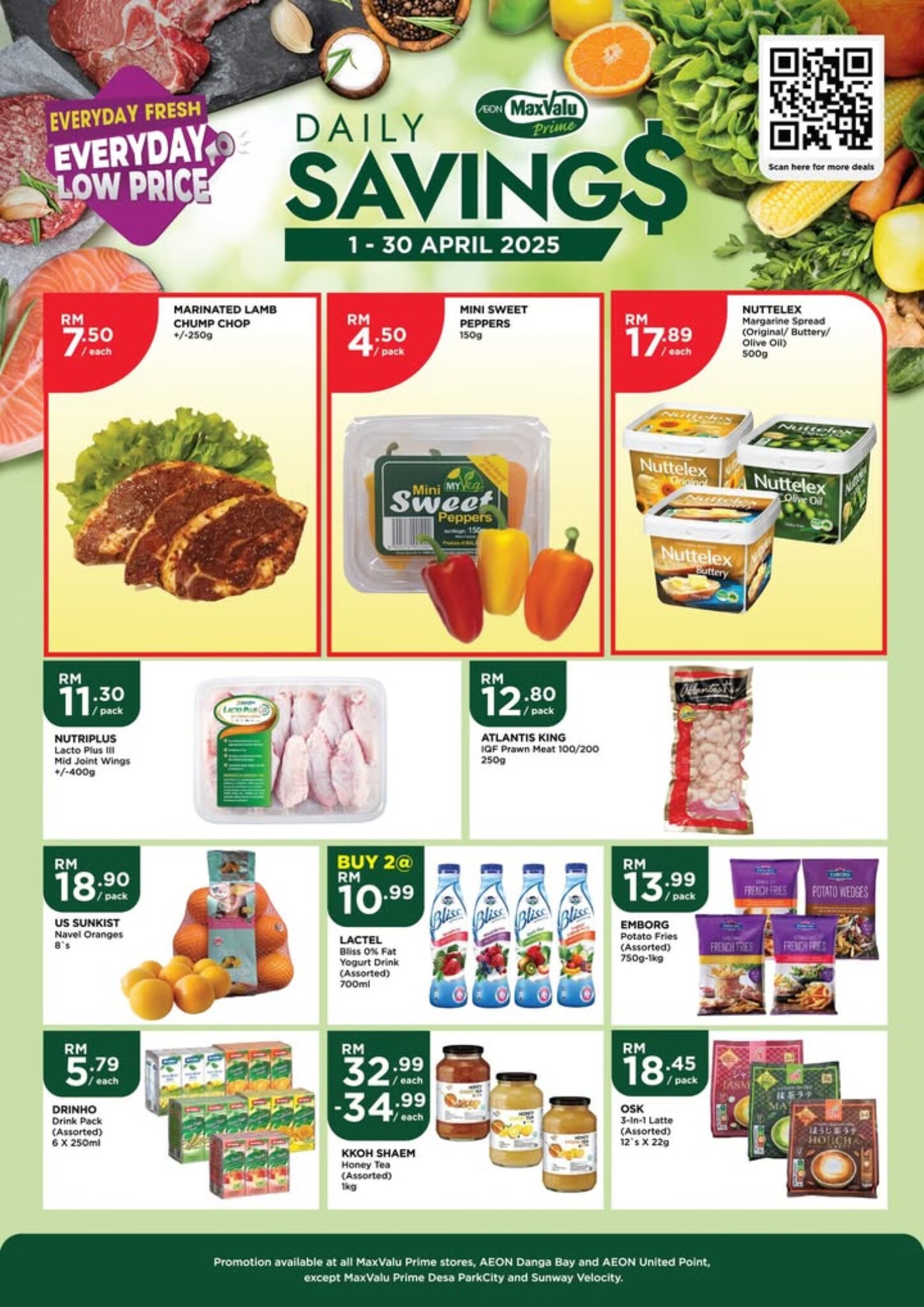 AEON MaxValu Prime April 2025 Deals: Daily Savings on Groceries & More!