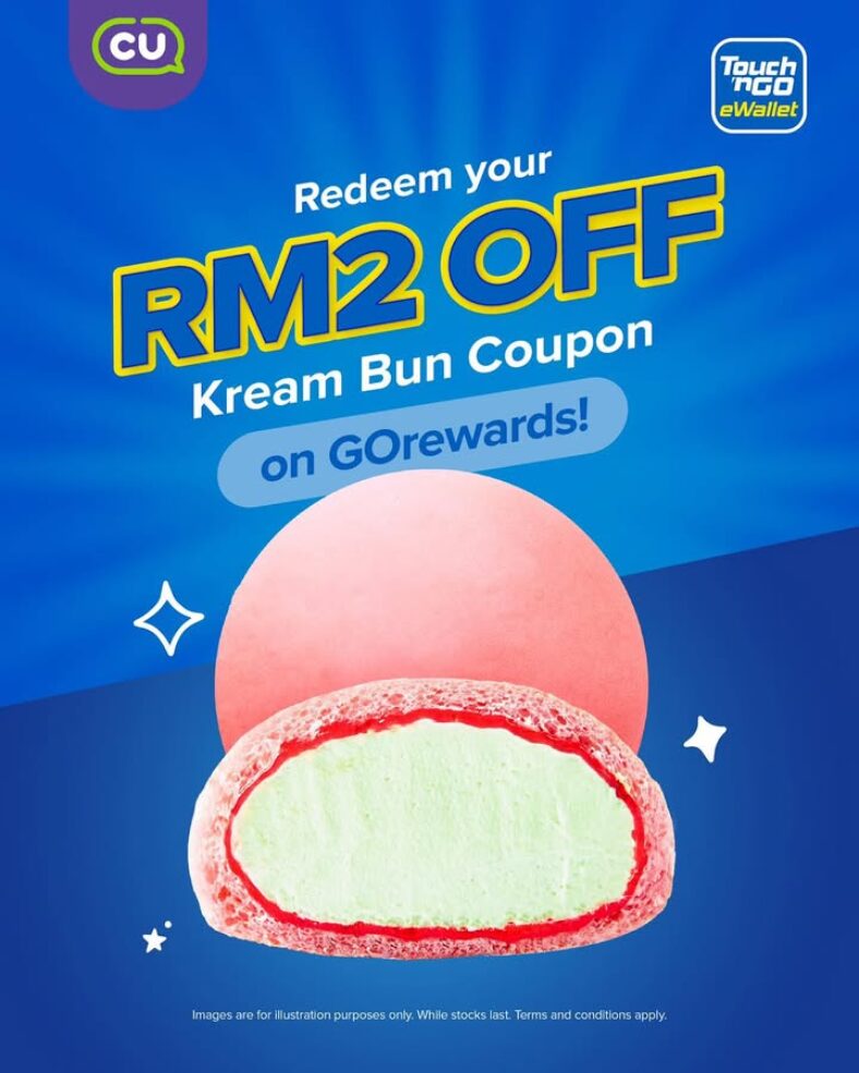 CU Kream Bun Deal: Snag RM2 Off with Touch 'n Go eWallet & GOrewards! (March - May 2025)
