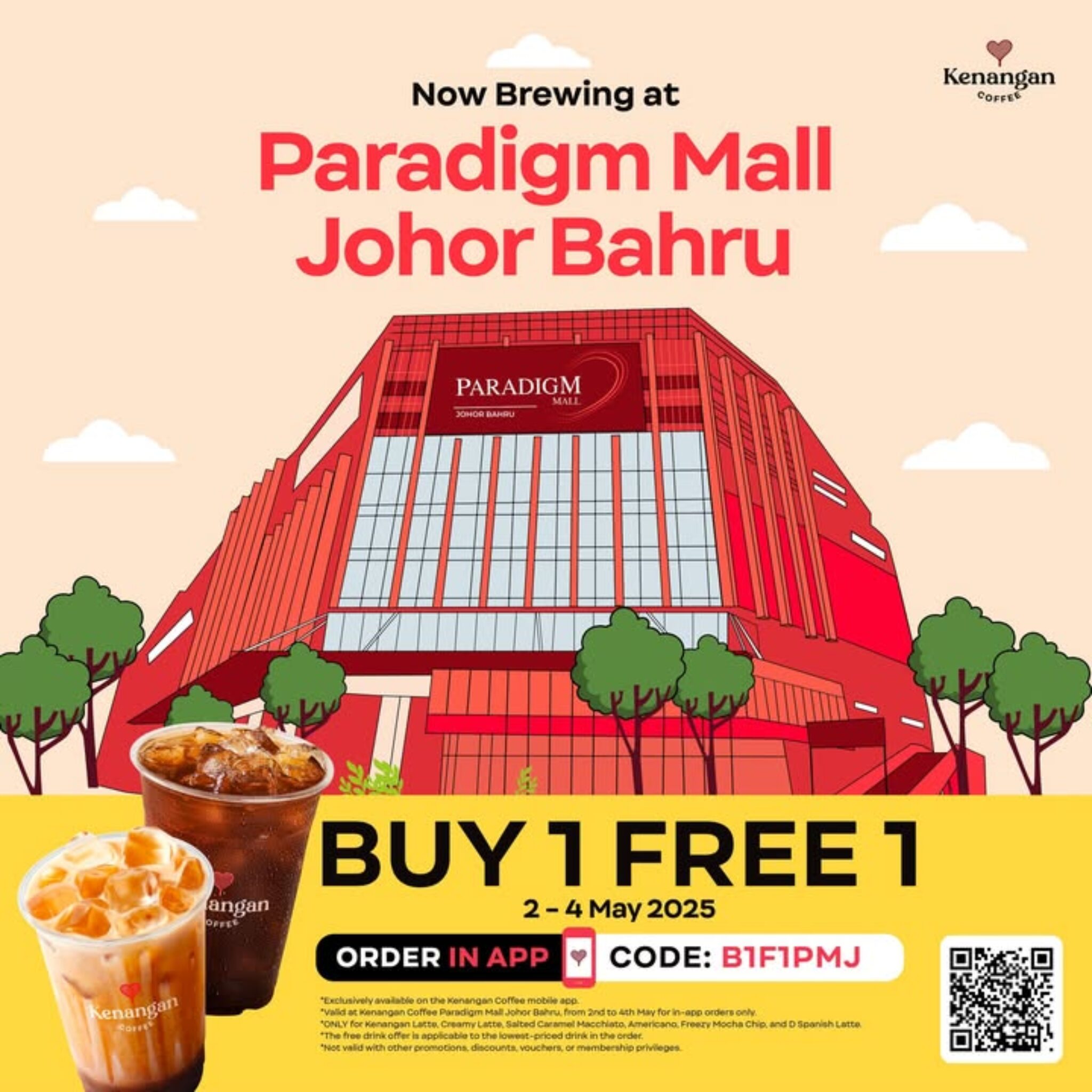 Catch the Excitement: Kenangan Coffee’s Grand Opening at Paradigm Mall Johor Bahru with ...