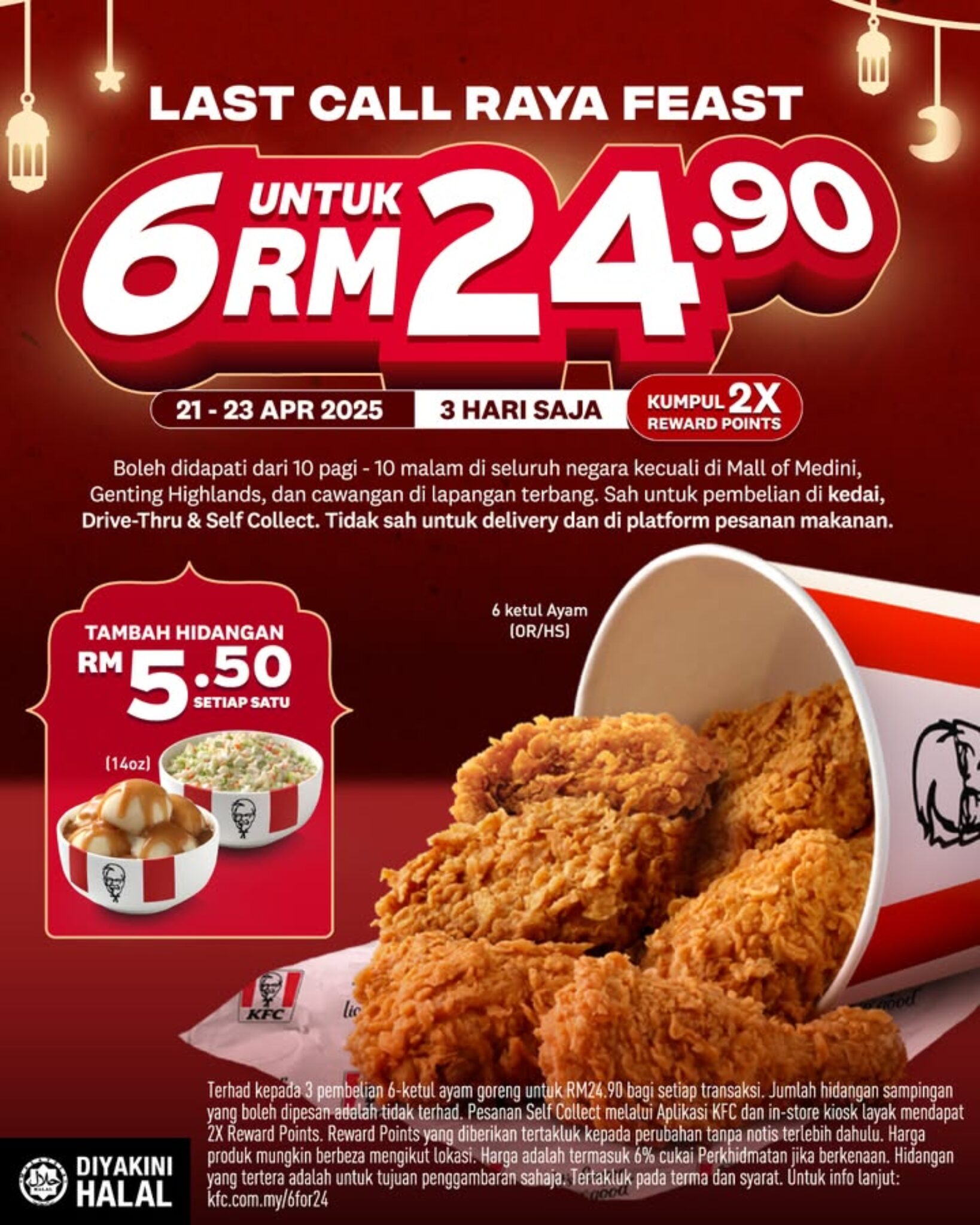 Exciting KFC Kepci Chicken Promotion: Get a 6-Pc Set for Only RM24.90 ...