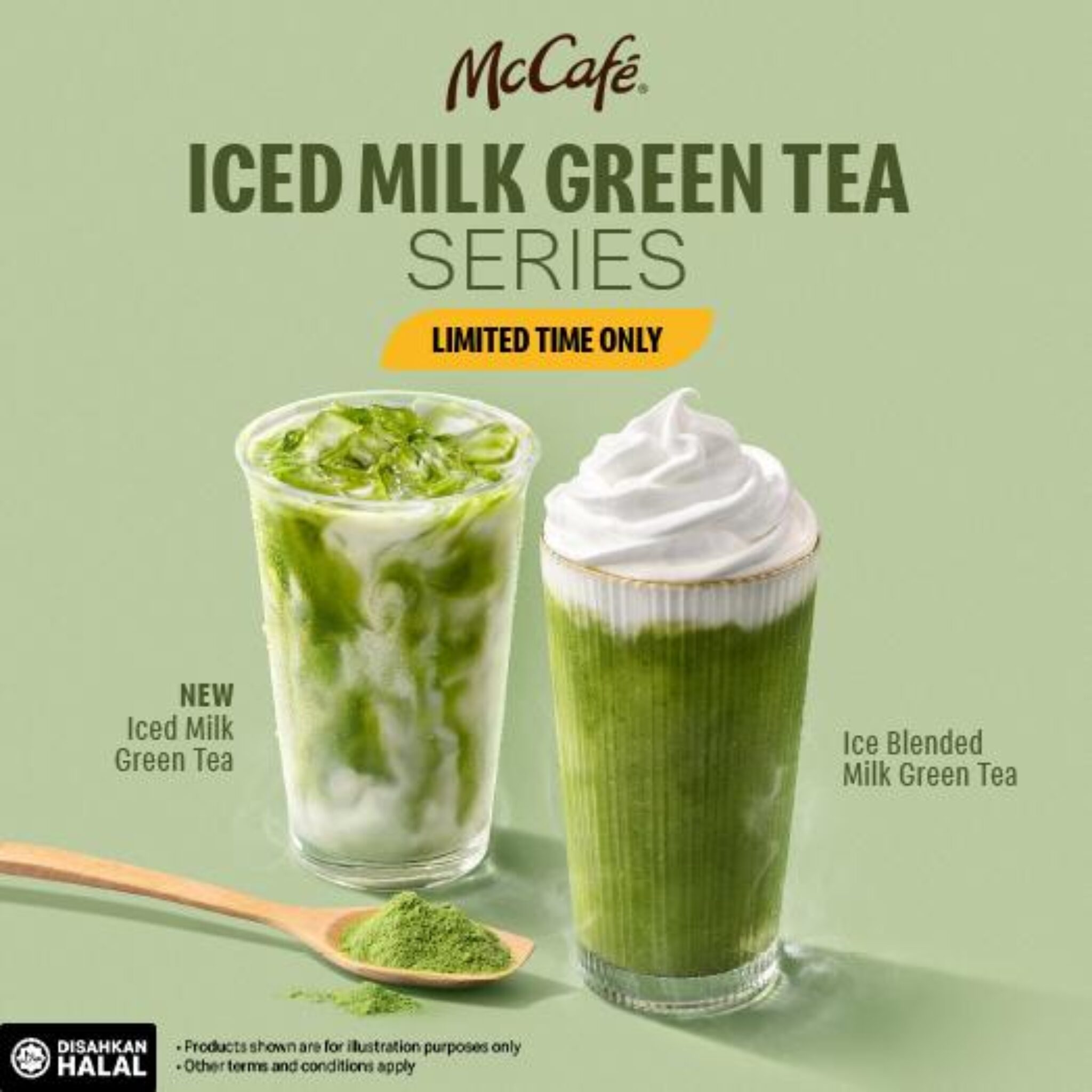 Refresh Your Senses with the All-New McCafé Iced Milk Green Tea Series ...
