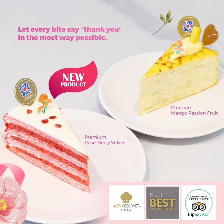 Nadeje Celebrate Mother's Day 2025 with Delicious Mille Crepe Cakes!