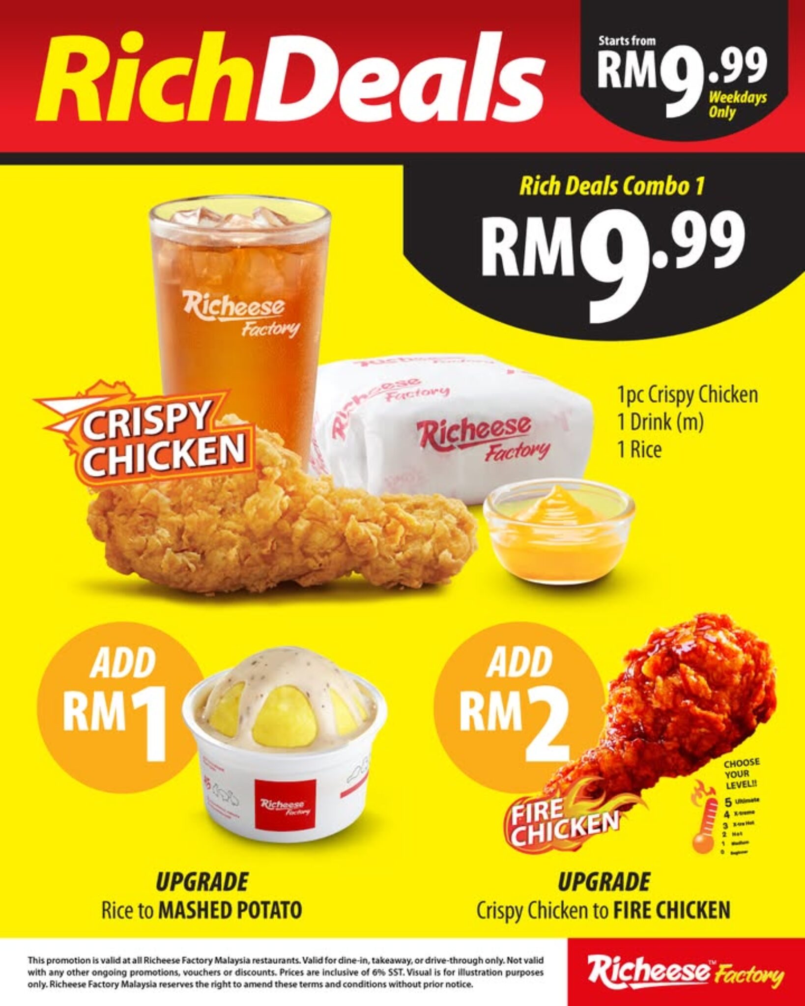 Unmissable Rich Deals at Richeese Factory in May 2025: Combos Starting from RM9.99!