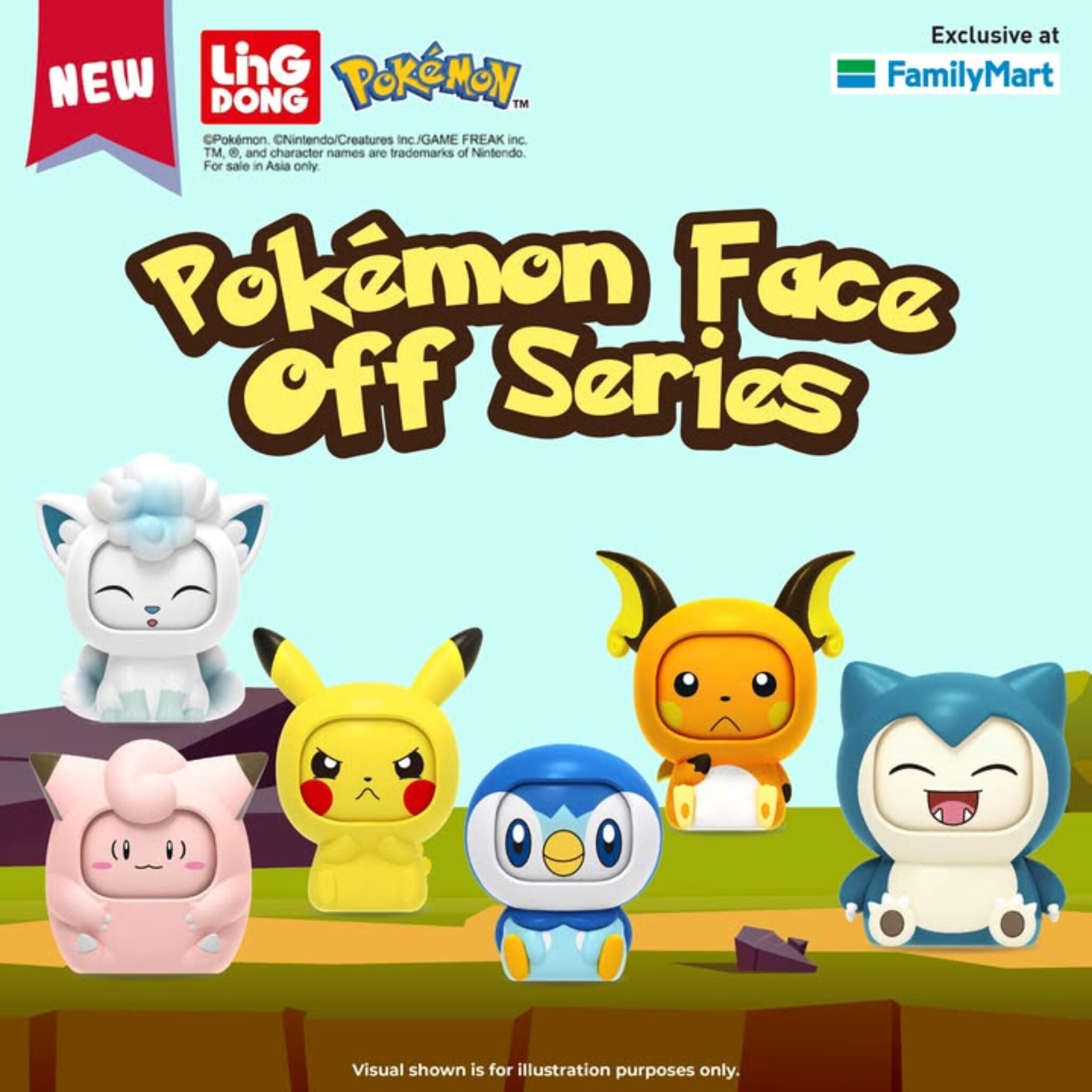 Catch the New Pokémon Face Off Figures at FamilyMart – Limited Time Only!