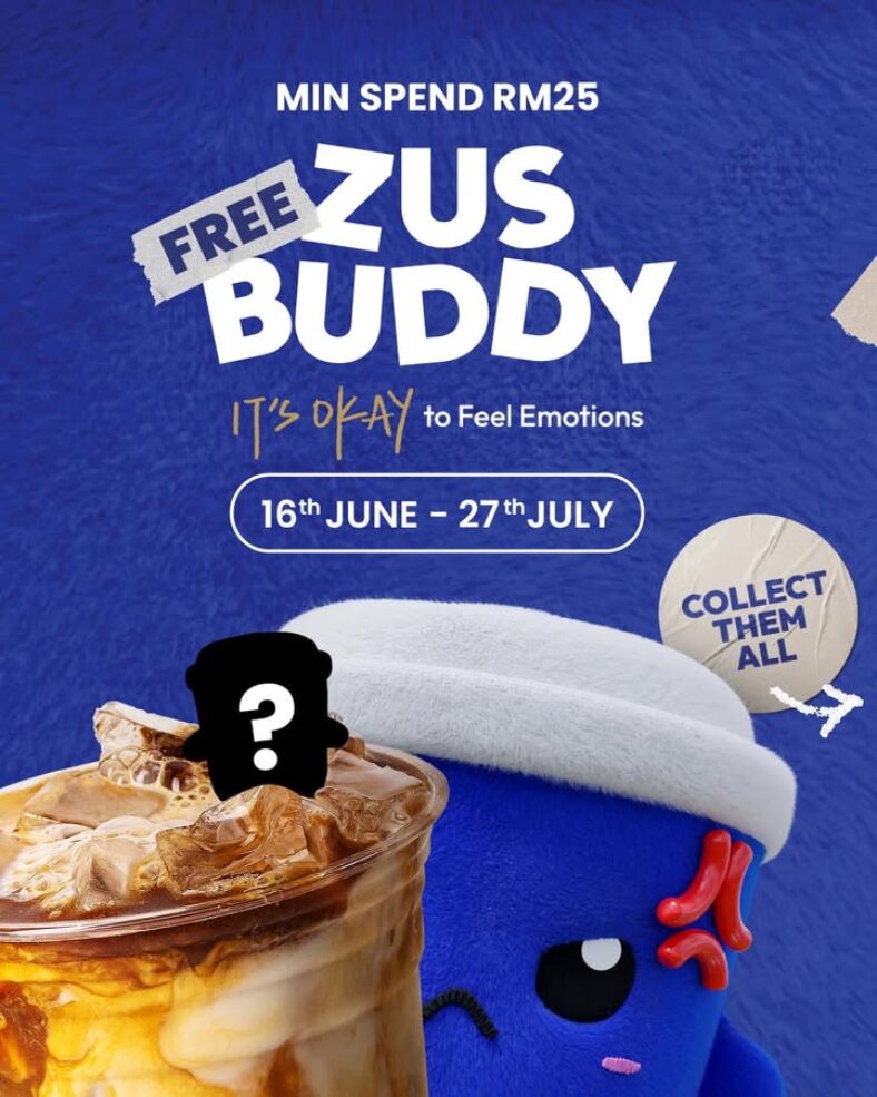 Grab Your Free ZUS BUDDY Plushie – A Comforting Deal at ZUS Coffee!