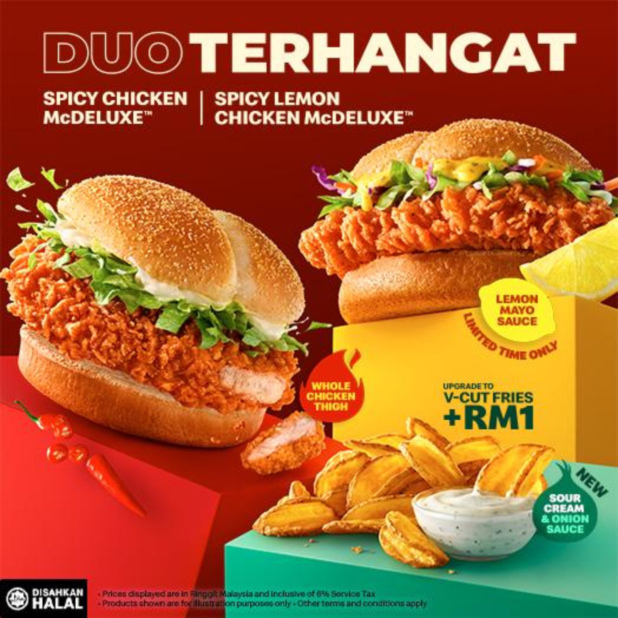 Meet McD’s DUO TERHANGAT – Spicy Chicken McDeluxe™ & Spicy Lemon ...