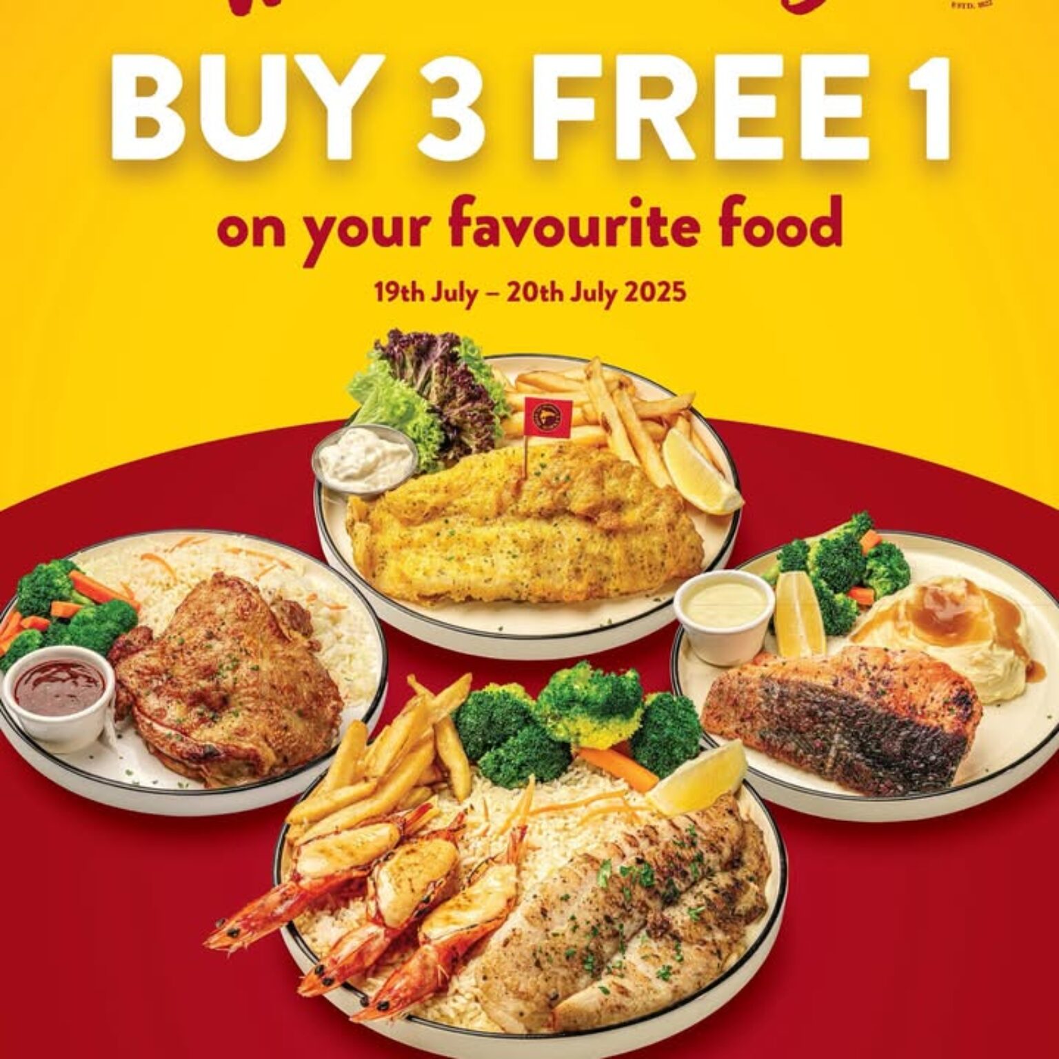 Celebrate the Weekend with an Exclusive Buy 3, Get 1 Free Seafood Feast ...