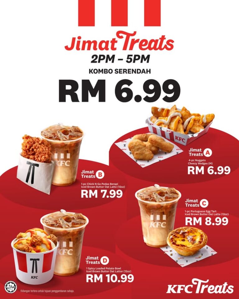 Hot Deal Alert: Enjoy KFC Jimat Treats from Just RM6.99 – Limited Time Offer!