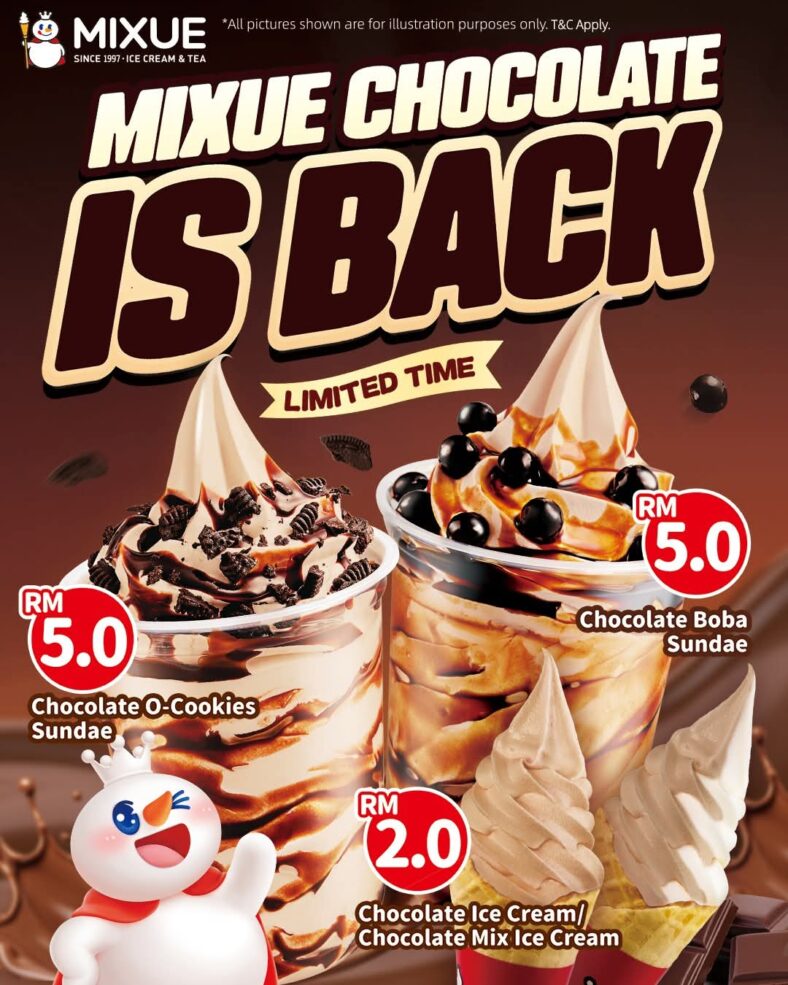 MIXUE Chocolate Is Back — For a Limited Time Only!