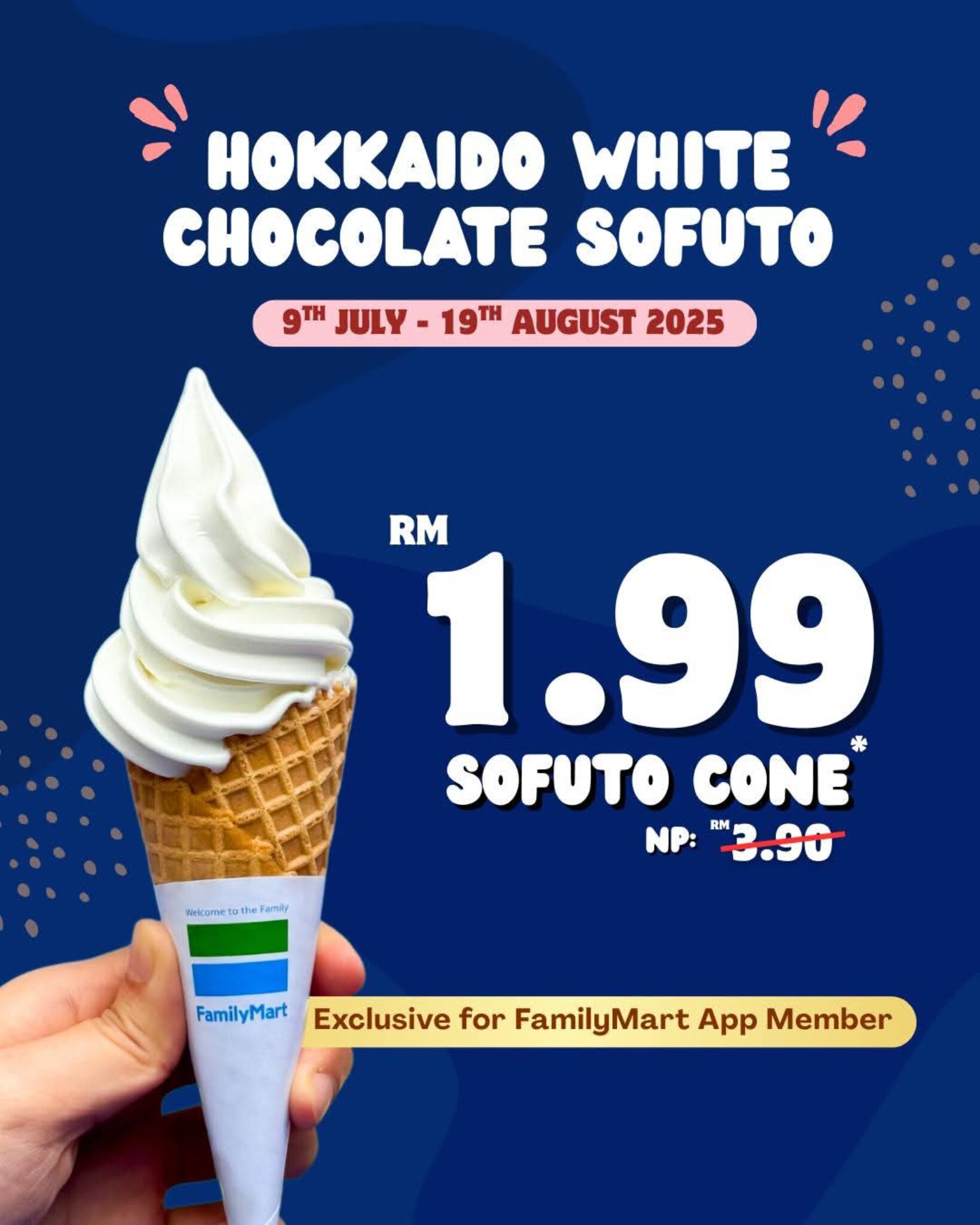 FamilyMart's Hokkaido White Chocolate Sofuto is BACK – And It’s Only RM1.99!