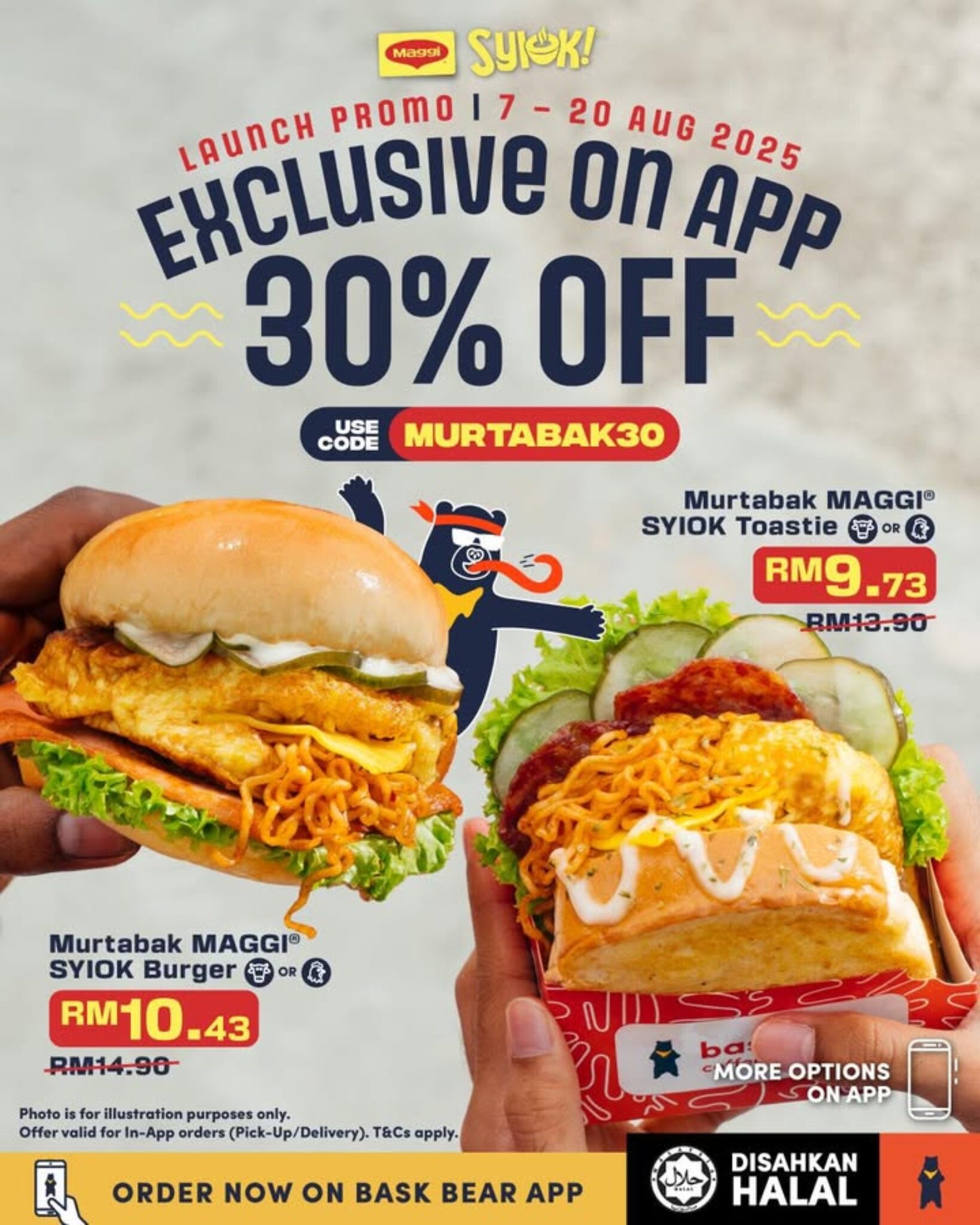 Discover an Exclusive Murtabak MAGGI SYIOK Promotion at Bask Bear ...